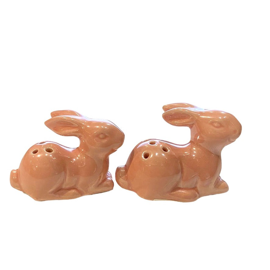 Pink Bunny Salt Pepper